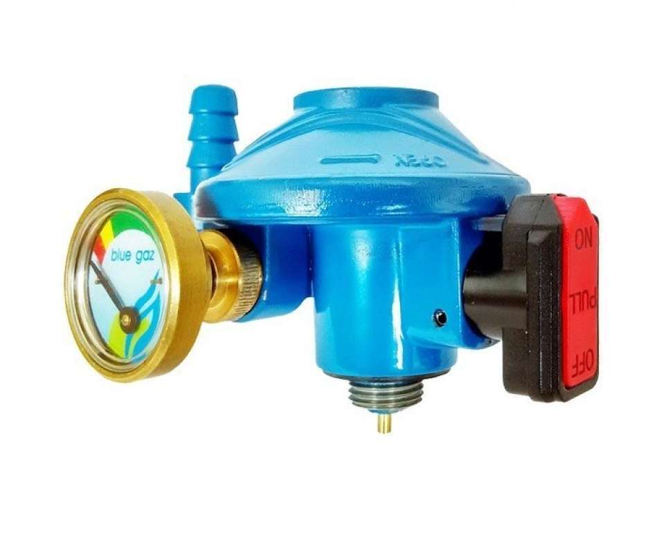 Promo Paket Blue Gaz Regulator PD - blue gaz Indikator Gas + Selang 1 ...