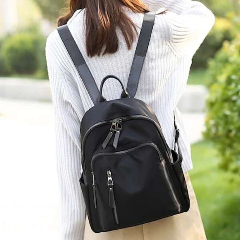 Promo KEISA TR0044 TAS RANSEL BACKPACK FASHION WANITA HITAM Diskon 50% ...