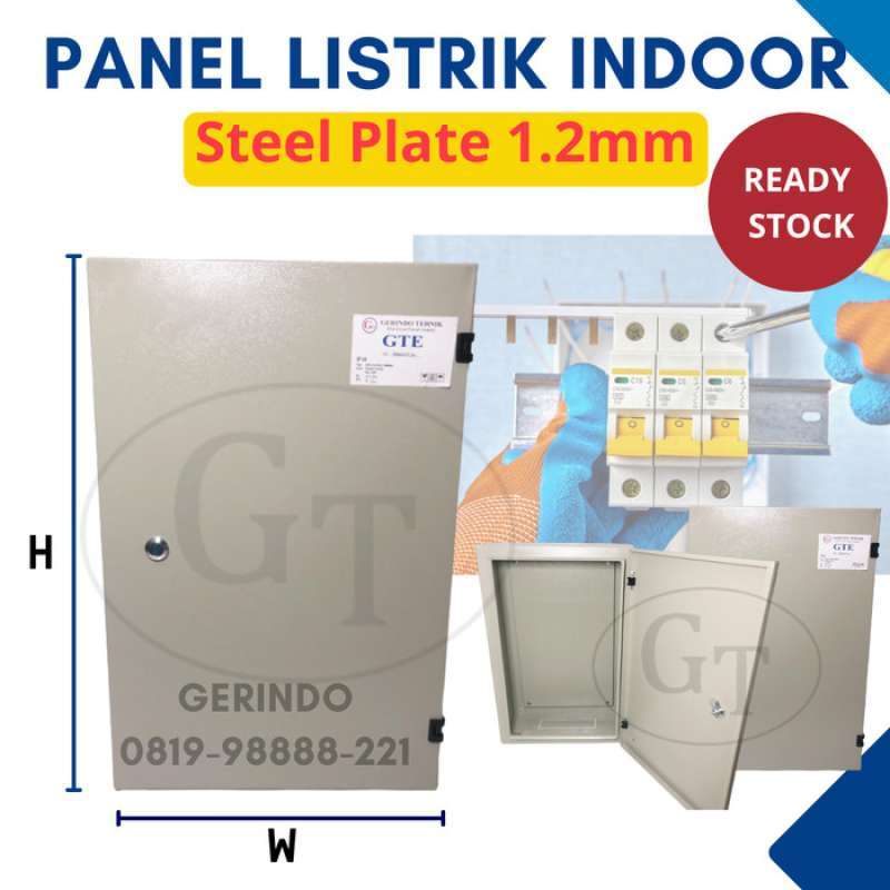 Promo Box panel listrik indoor uk 60x50x20cm / 60 x 50 x 20cm plat 1 ...