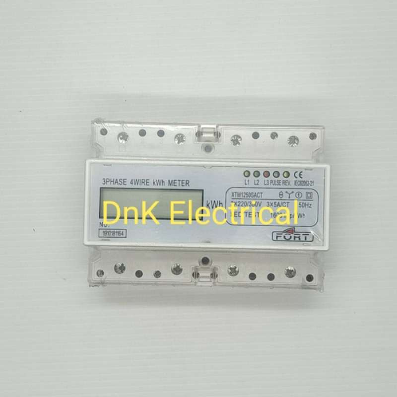 Promo KWH Meter 3 Phase Merk Fort XTM1250SACT Digital via CT Diskon 23% ...