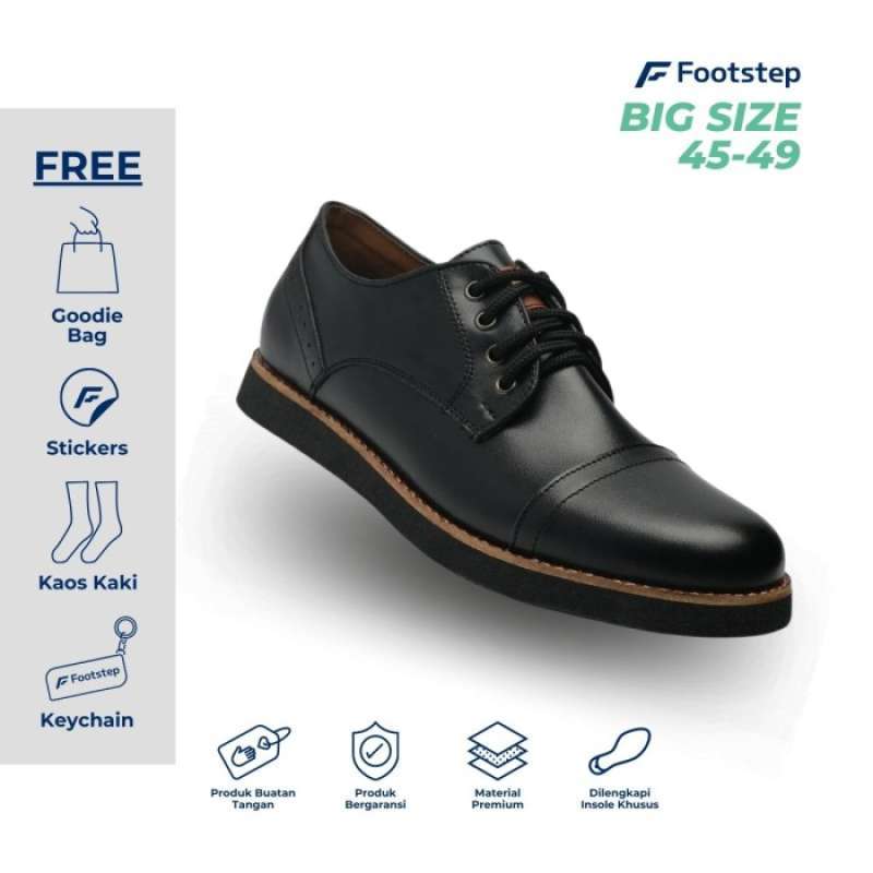 Promo Sepatu Pantofel Pria Big Size Jumbo Footstep Footwear - Legacy ...