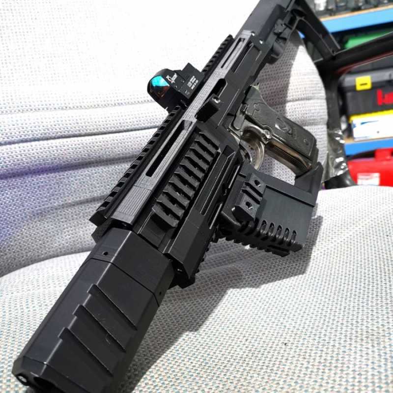 Promo 3d printed custom m92 rail carbine convertion kit Diskon 9% di ...