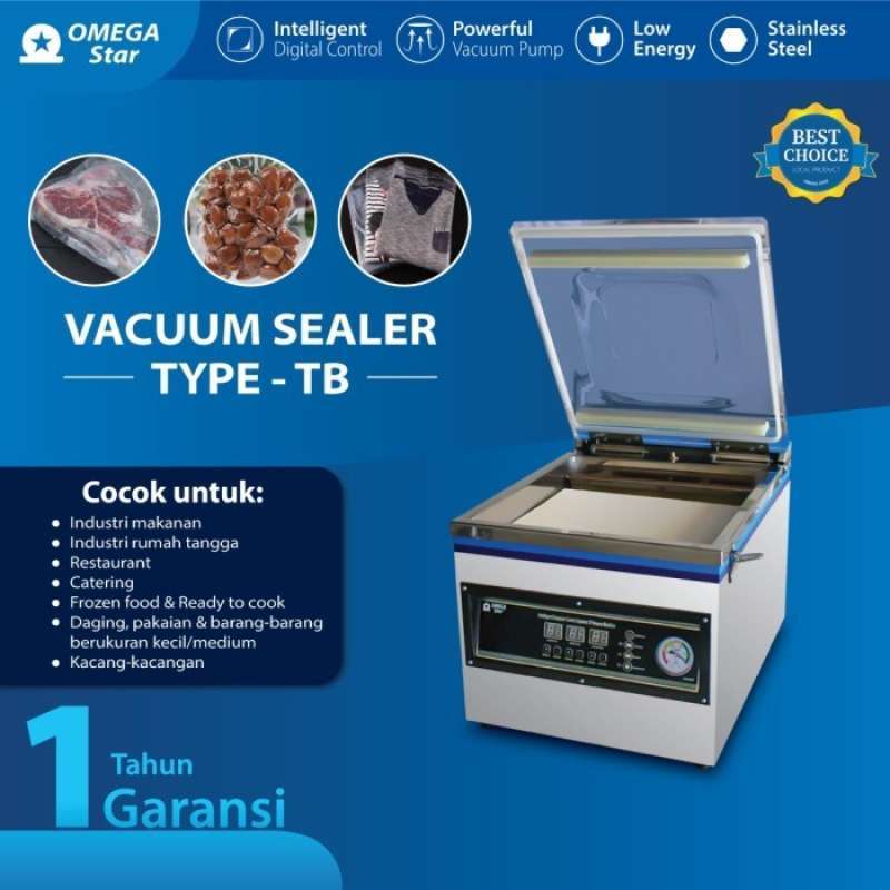 Promo Mesin Vacuum Tipe-Tb Meja / Vakum Sealer Pack Machine Type- Tb ...