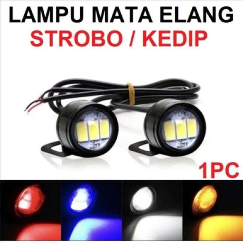Jual Led Eagle Eyes Strobo Lampu Mata Elang Kedip - Putih Di Seller ...