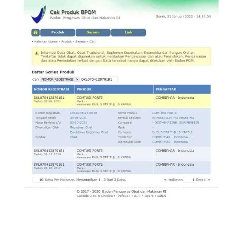 Jual Comtusi Forte 10 Kapsul Di Seller Apotek Mandjur Official Store ...