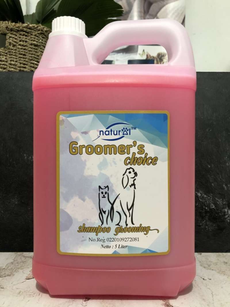 Promo Shampoo Grooming Natural Groomer's Choice 5 liter (strawberry ...
