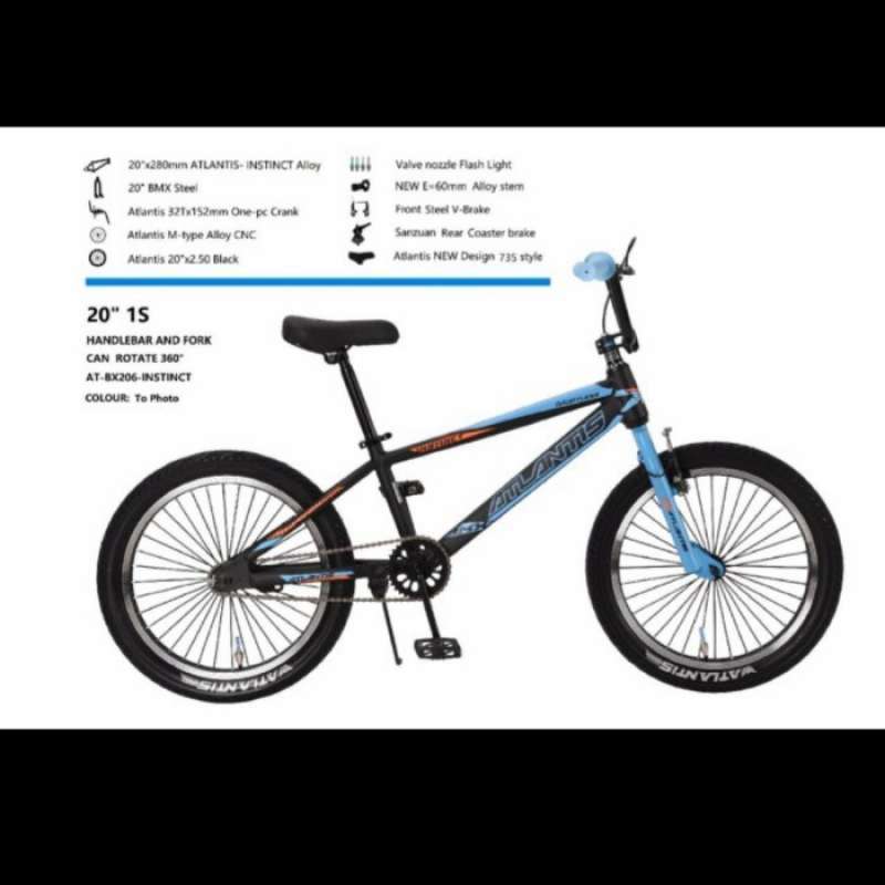 Promo sepeda bmx 20 inch atlantis instinct torpedo 360Â° Diskon 33% di ...