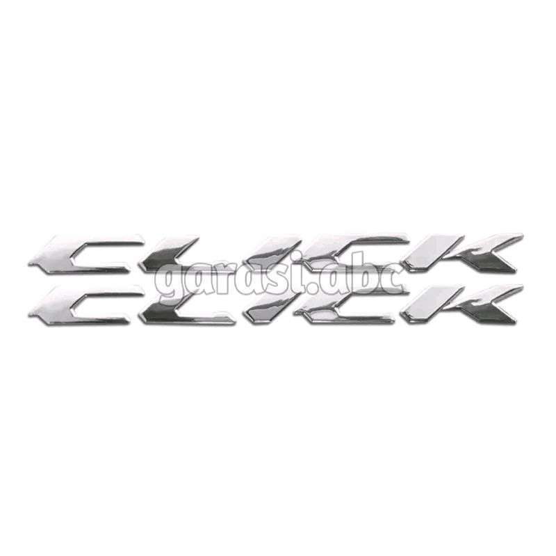 Jual Emblem Badge Body Honda Click Timbul 3d Sticker Tulisan Klik 125i ...