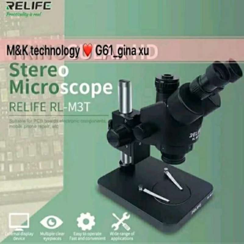 Promo MICROSCOPE TRINOKULAR RELIFE M3T-B1 Diskon 33% di Seller KSM ...