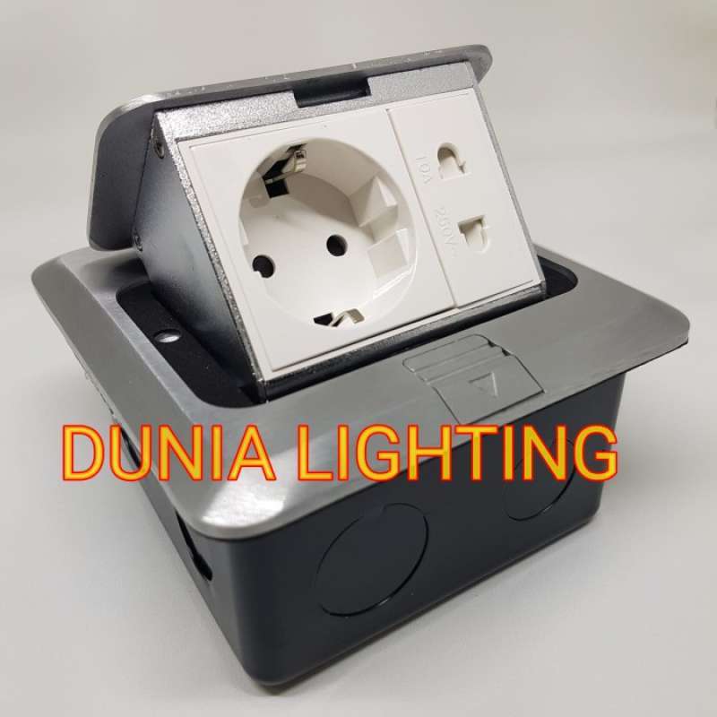 Promo STOP KONTAK LANTAI CHINA FLOOR SOCKET stopkontak Tanam Meja ...