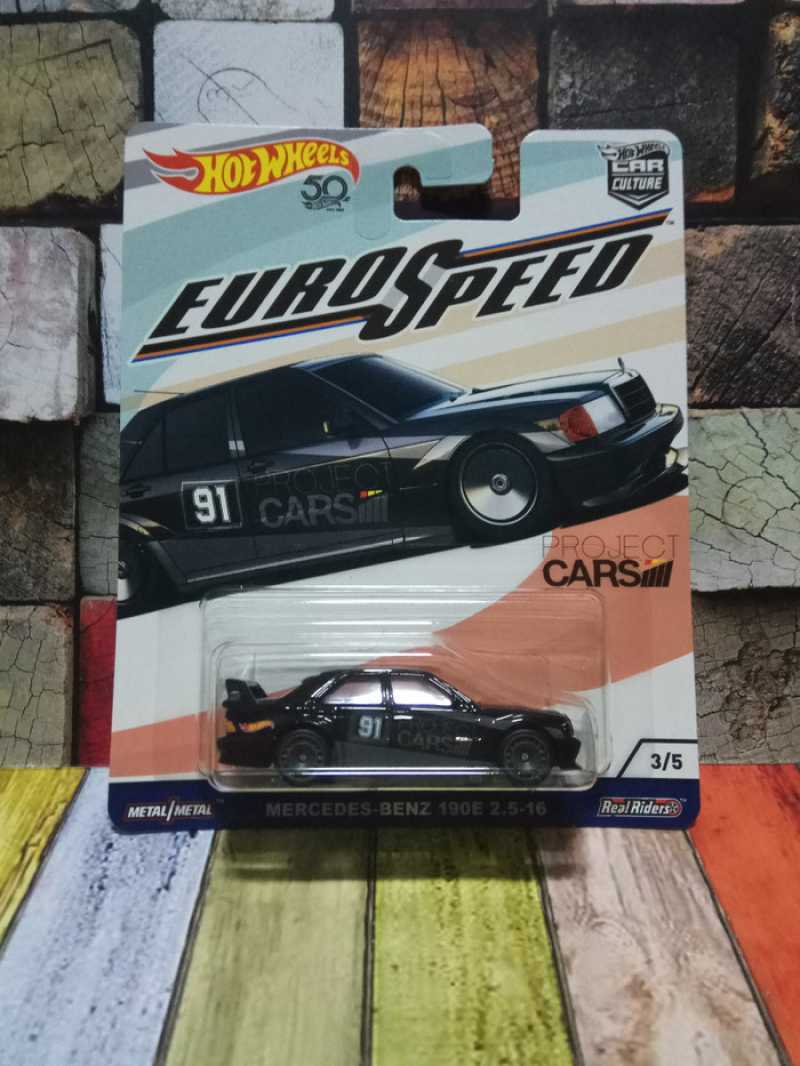 Promo Diecast Hotwheels Euro Speed Mercedes Benz 190E Project Cars ...