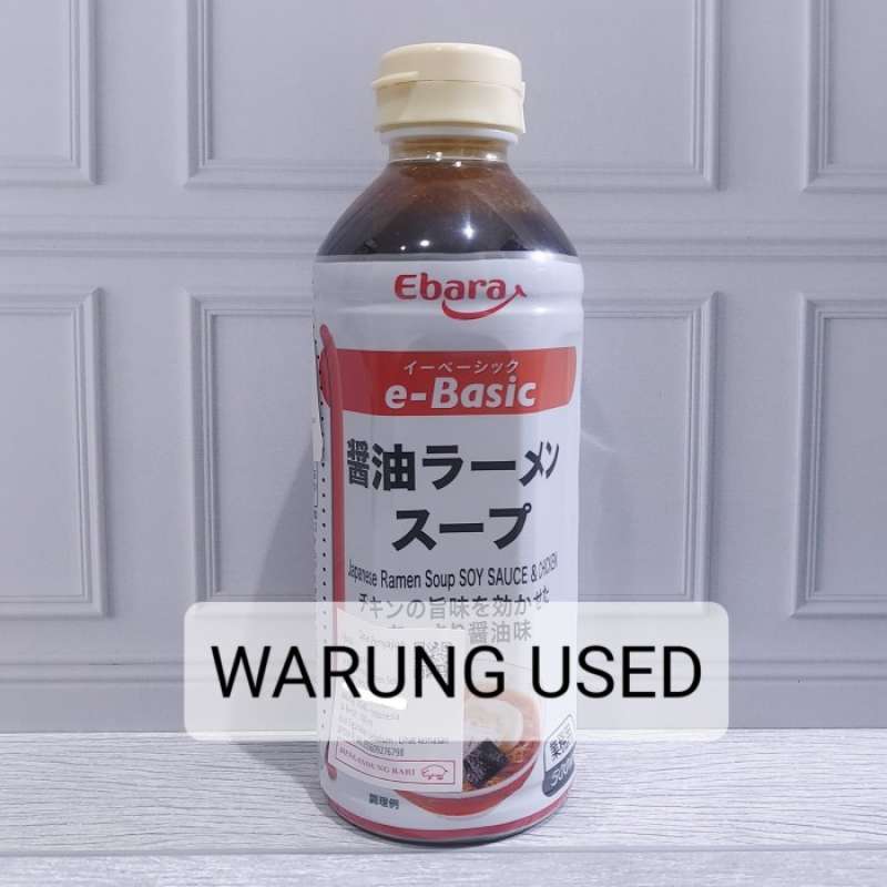 Jual Ebara E-Basic Instant Shoyu (Soy Sauce Broth) Ramen Soup 500ml di Seller Warung Used X ...