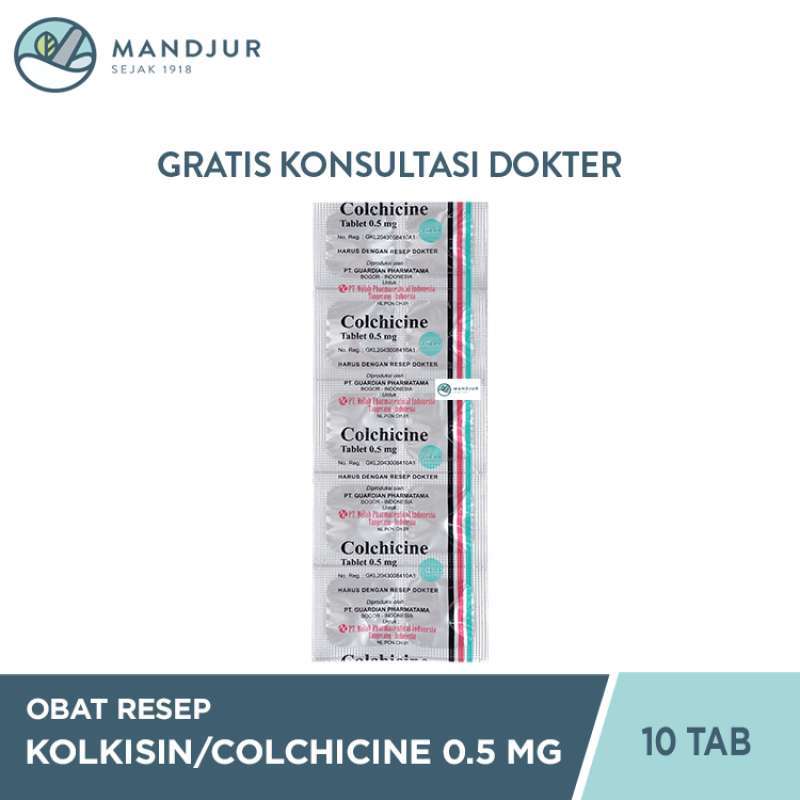 Jual Kolkisin / Colchicine 0.5 Mg 10 Tablet Di Seller Apotek Mandjur ...