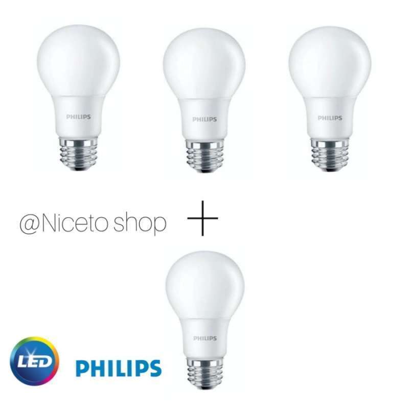 Jual Philips Led[pack] 12w Putih Beli 3 Gratis 1 Di Seller Toko Se ...