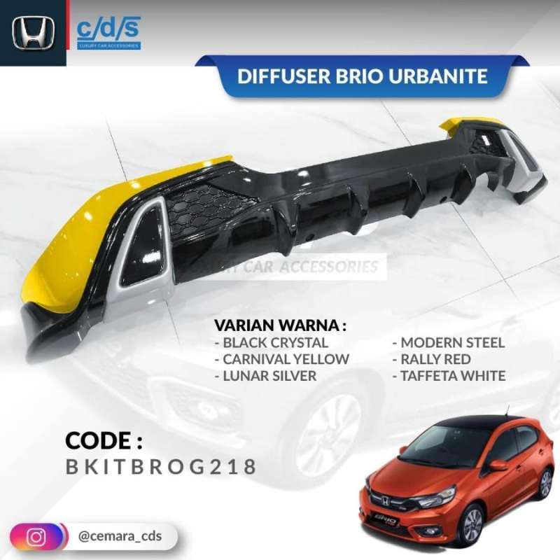 Jual PAKET BODYKIT DEPAN BELAKANG DAN SPOILER ALL NEW BRIO URBANITE ...