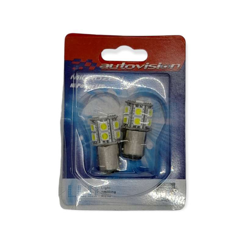 Jual LED STOP AUTOVISION S25 BAY15D 12V WHITE SET di Seller Nusa Indah Semarang - Krobokan-2 ...
