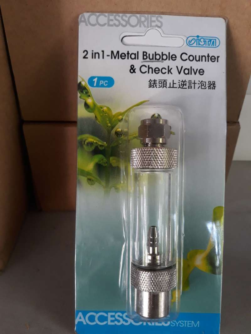 Promo Ista 2In1 Metal Bubble Counter & Check Valve Diskon 23% di Seller ...