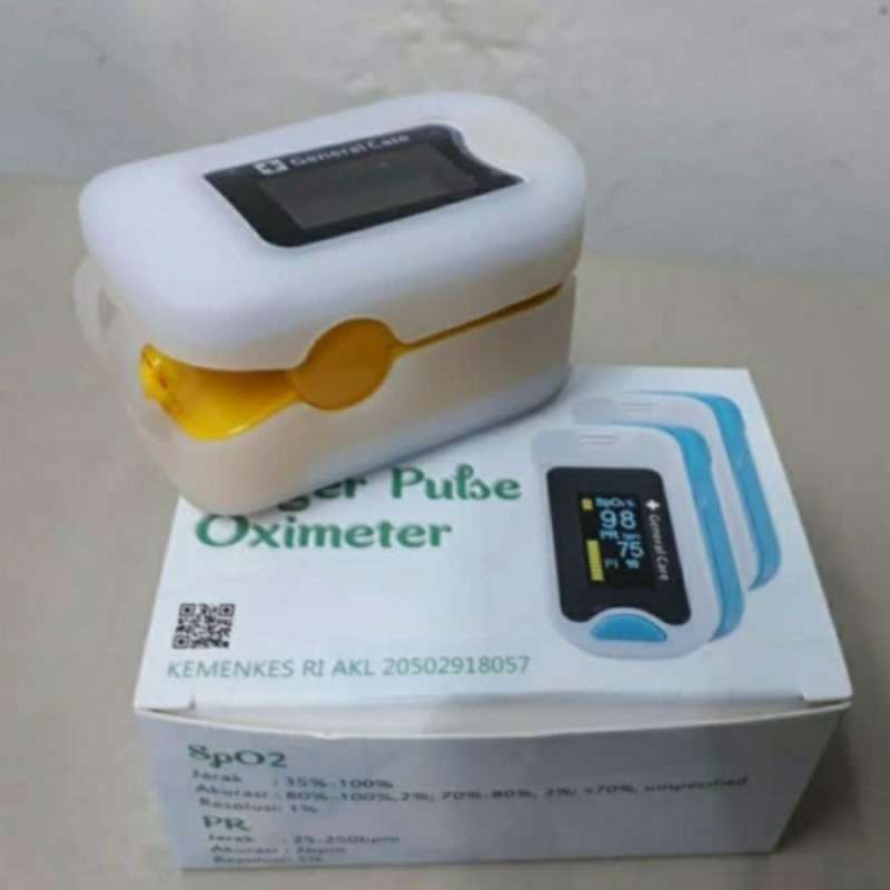 Promo New Fingertip Pulse Oxymeter Oxy Meter Silicone General Care ...
