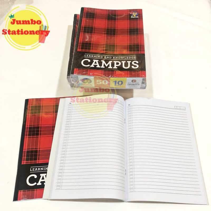Jual Buku Tulis Suma Buku Campus 50l Satuan Di Seller Jumbo Stationery ...