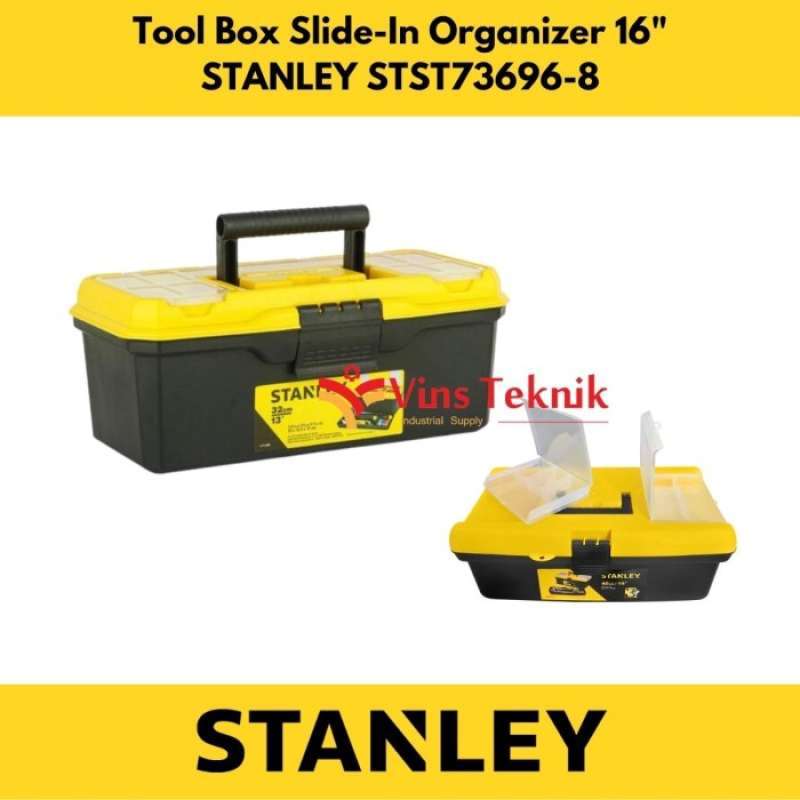 Promo Toolbox Tool box Slide-In Organizer box alat 16 STANLEY STST73696 ...
