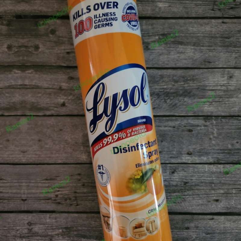 Promo Lysol Disinfectant Spray Air Sanitizer Singapore Orange Scent ...