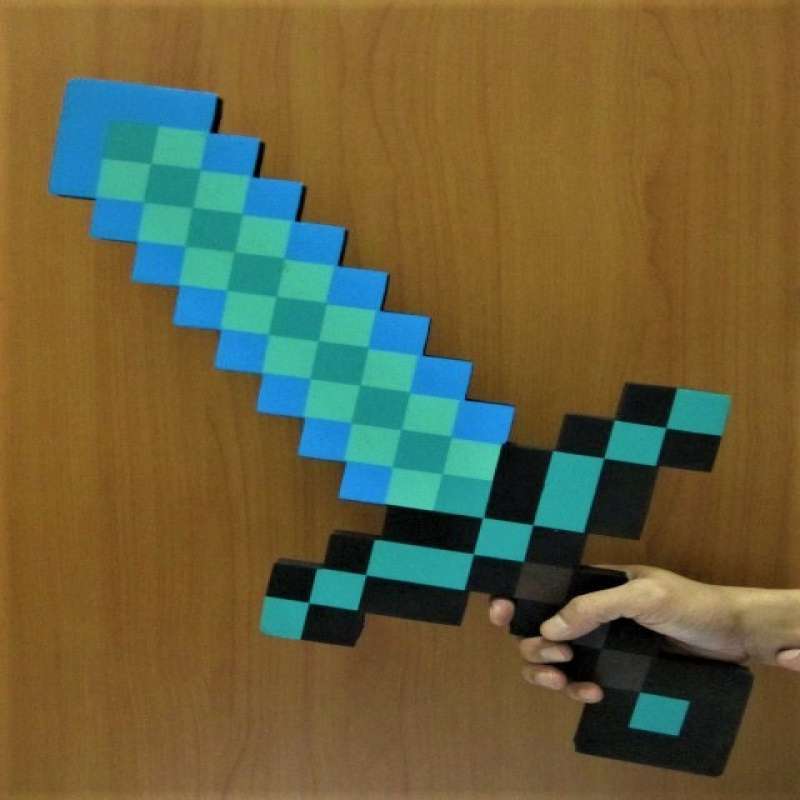 Jual Pedang Minecraft / Minecraft Sword (Diamond Sword) Kode Br08 di ...