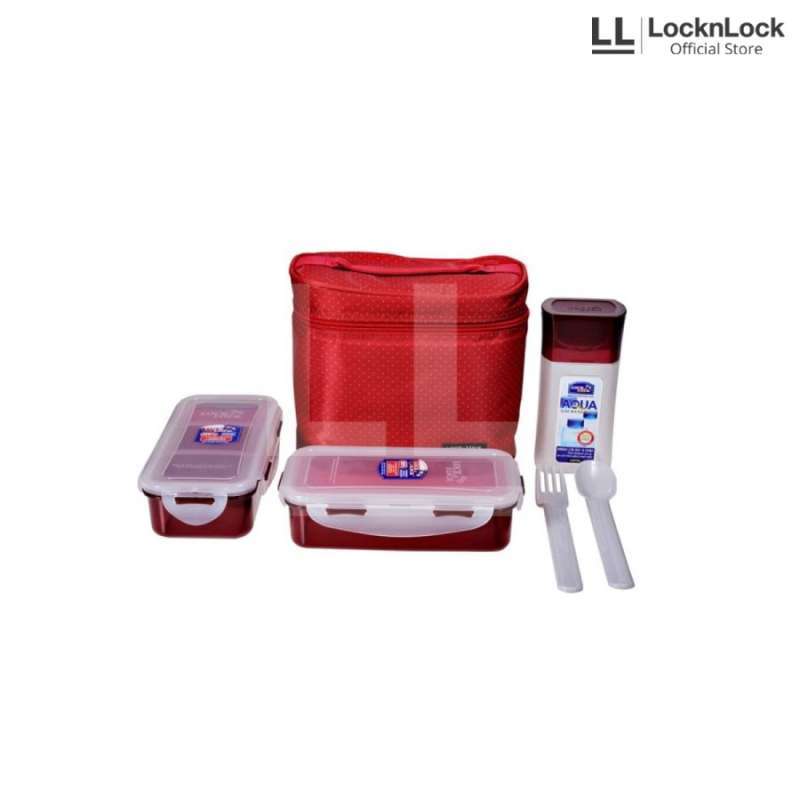 Promo Locknlock - Lunch Box Set - Red Bag (hpl758dr) Diskon 33% Di ...