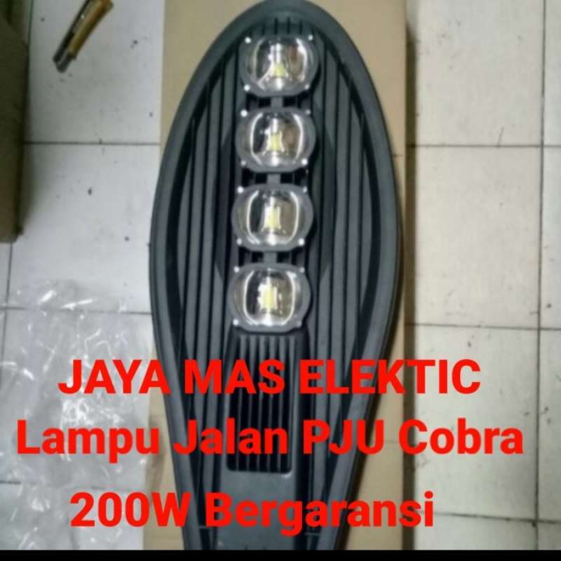 Jual Lampu Jalan 200 Watt Cobra Lampu Pju Cobra 200w Led Street Light