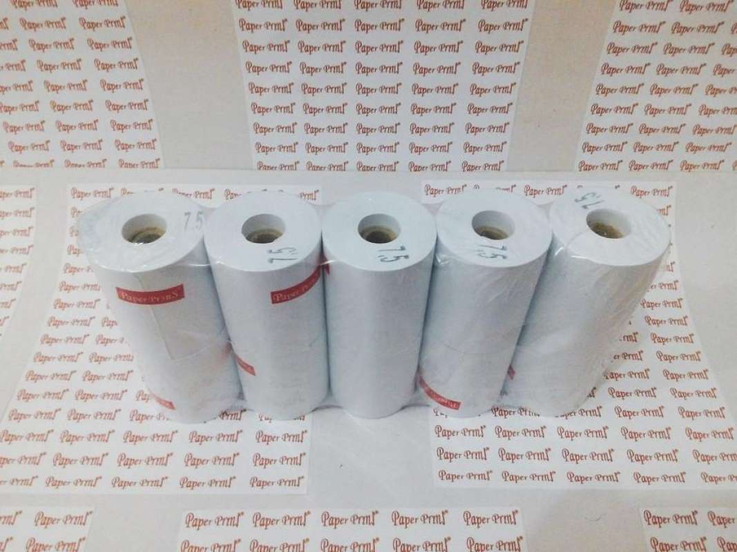 Jual kertas struk kertas kasir hvs 1ply 75x65 paper prins di Seller ...