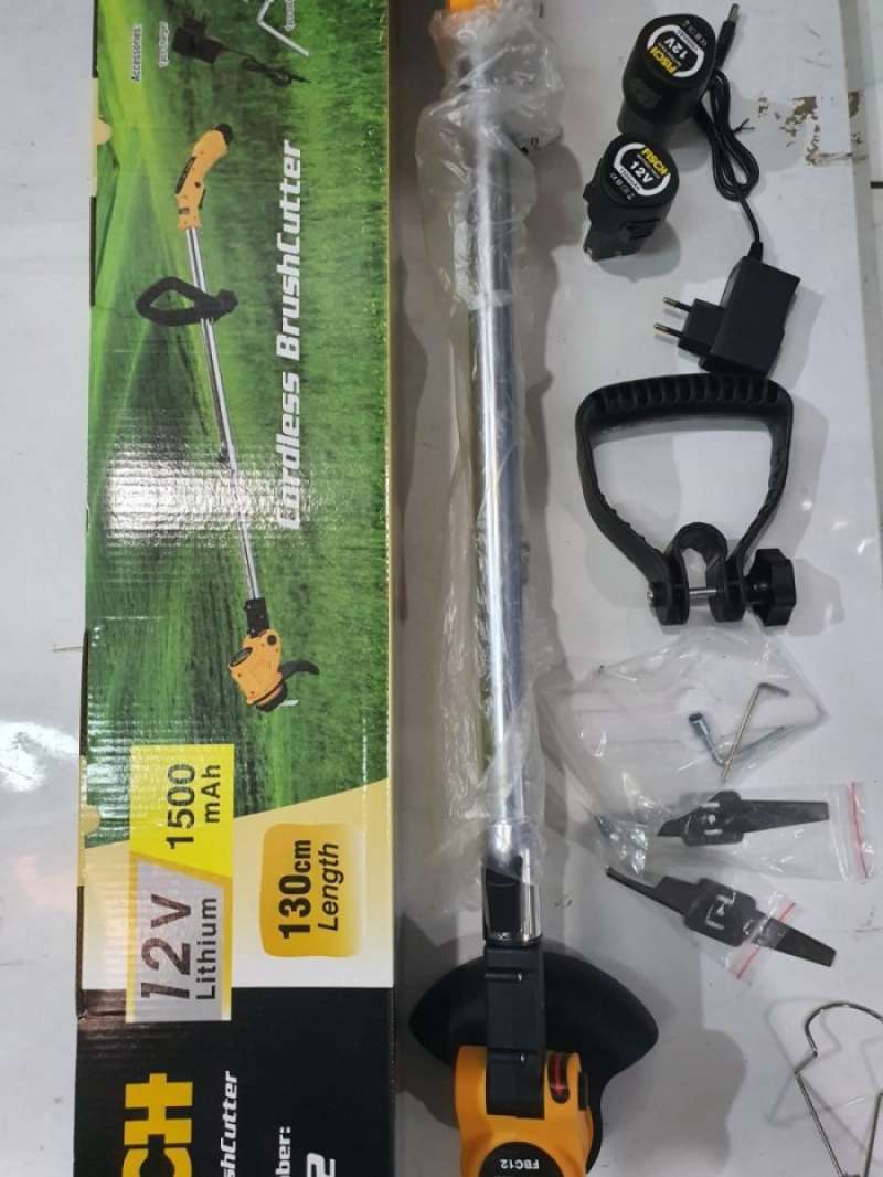 Promo Fisch Mesin Potong Rumput Baterai Cordless 12 V Brush Cutter Uchida B Diskon 7% Di Seller ...