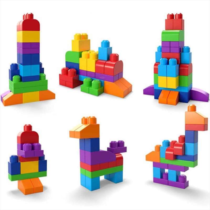 Jual Mega Bloks First Building Dch55 Big Building Bag 60 Pcs Blue Di ...