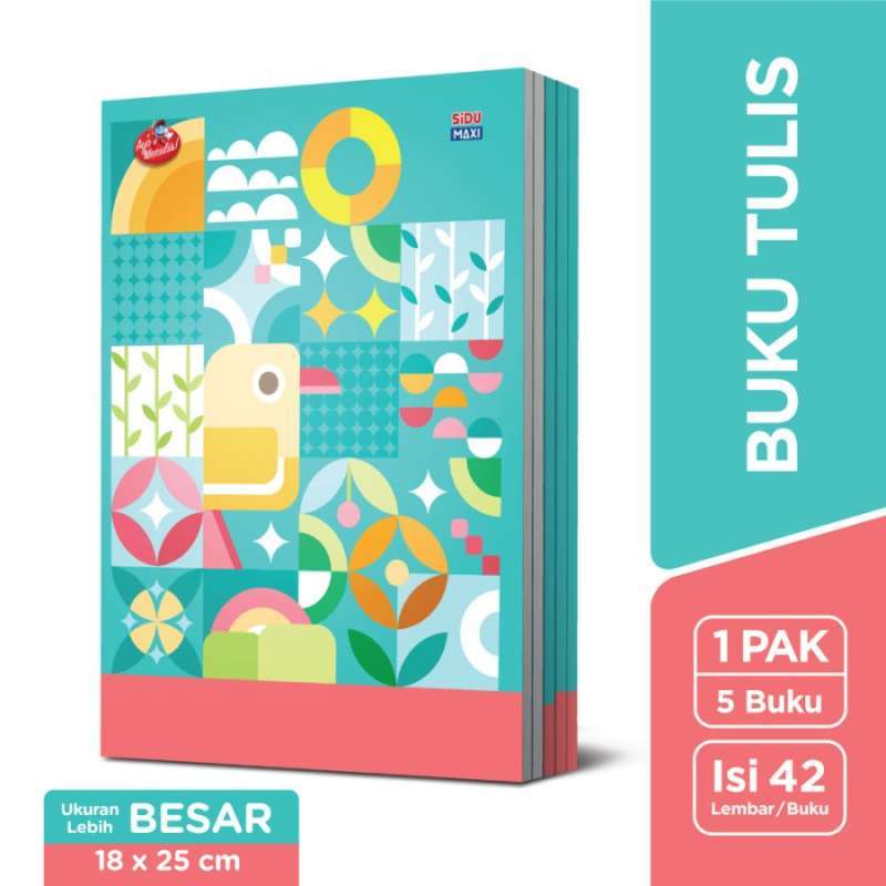 Jual Buku Tulis SIDU Maxi Buku Campus 42 Lembar Per Pak di Seller Jumbo ...