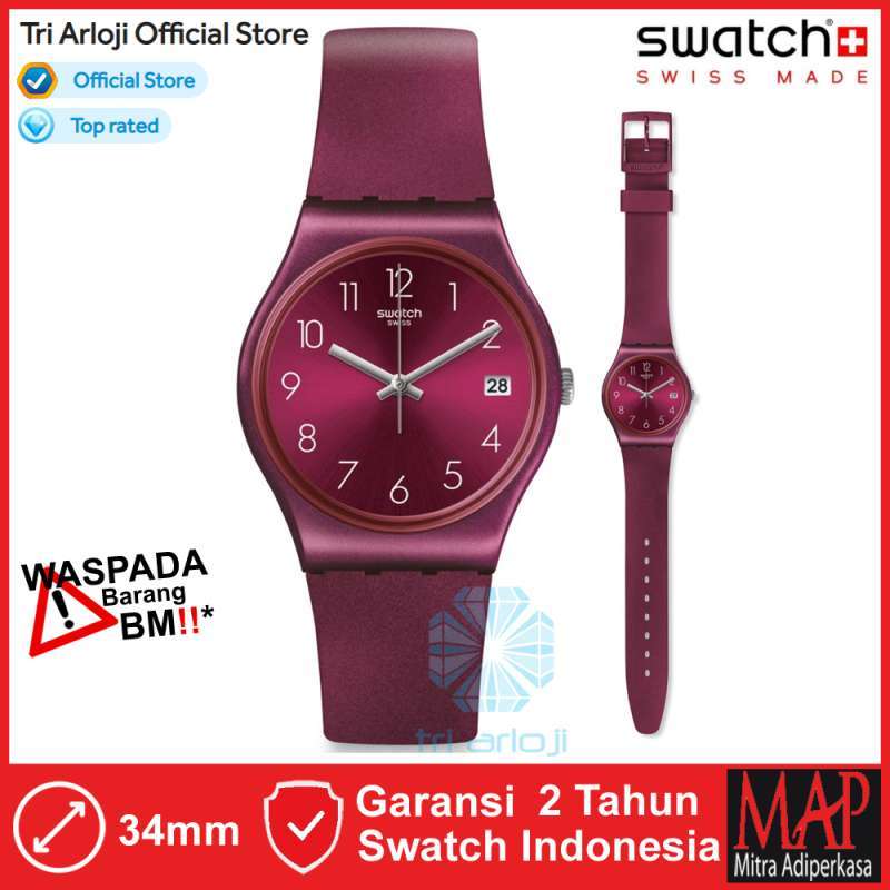 Promo SWATCH GR405 Original Swatch REDBAYA Jam Tangan Wanita Analog ...