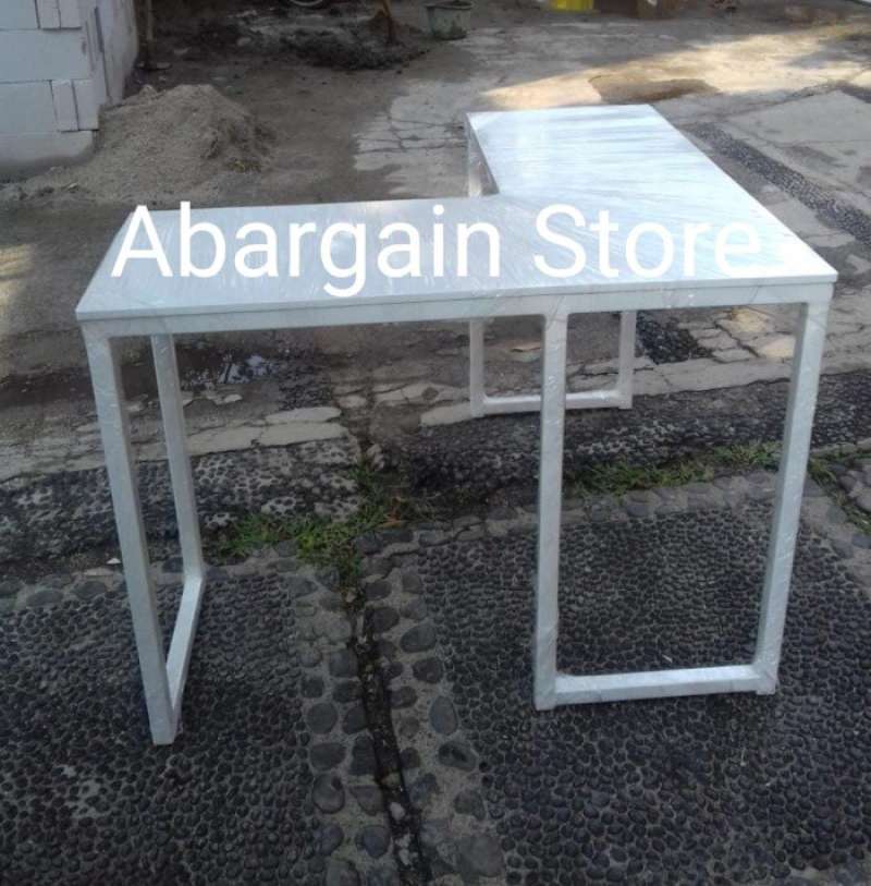 Jual Meja Kantor Meja Kerja Model Letter L Ukuran 100x40x73 - 110x40x73 ...