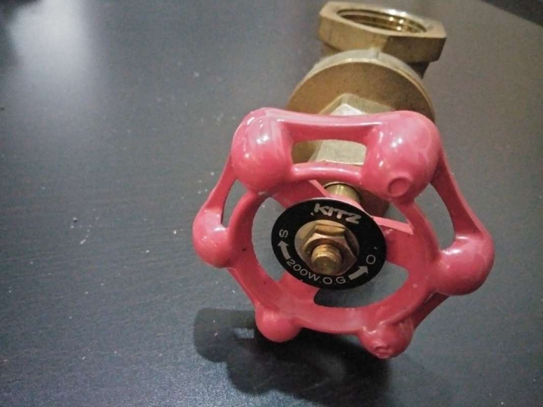 Promo Stop Kran Putar Kuningan / Brass Ball Valve Stop KITZ 1 inch ...