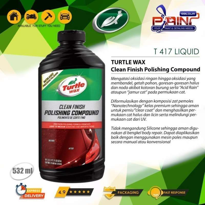 Promo Turtle Wax PREMIUM POLISHING COMPOUND 532 mL Diskon 23% di Seller ...