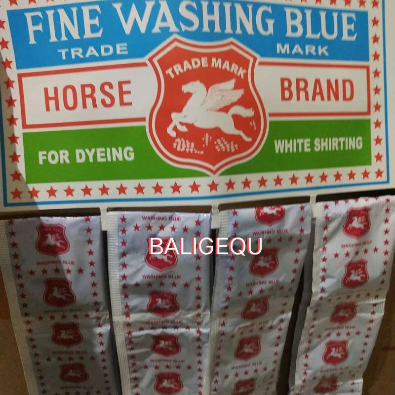 Promo Blau cuci bubuk sachet cap kuda terbang isi 40 sachet Diskon 9% ...