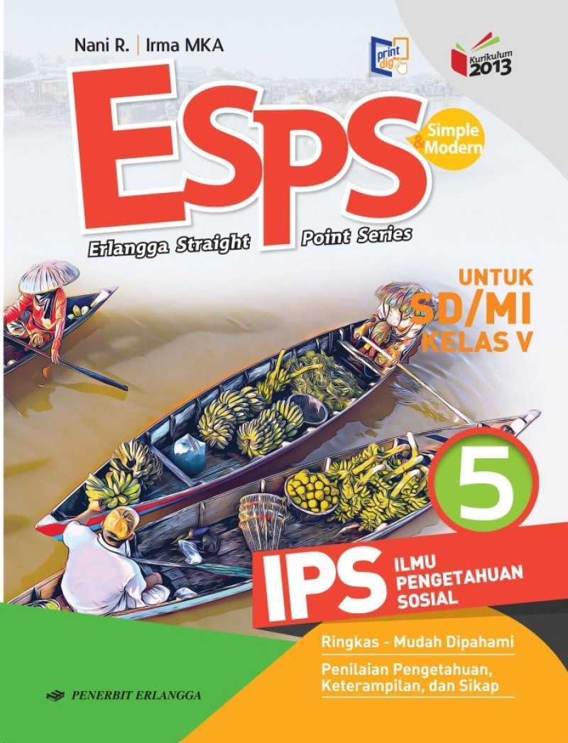 Jual Esps: Ips Sd/mi Kelas. 5 Di Seller Indah Library - Tegal Alur ...