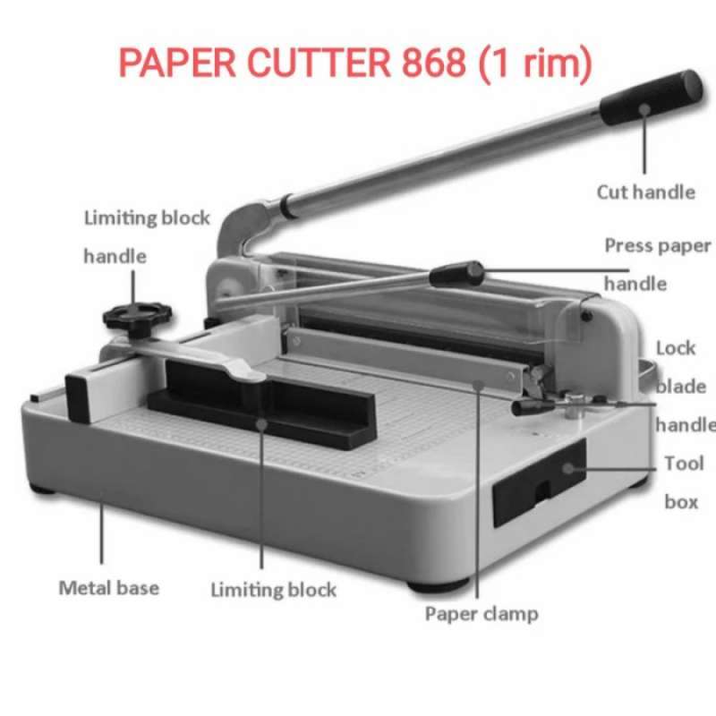 Promo Mesin Potong Kertas 868/alat Pemotong Kertas 1 Rim A3/potong ...