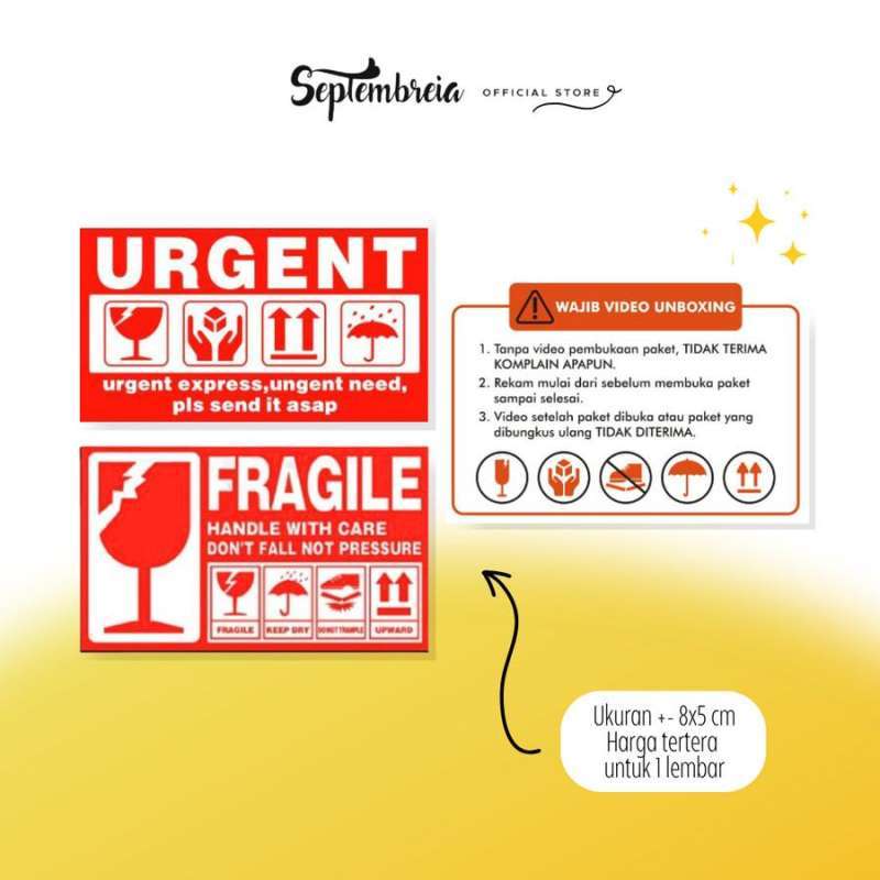 Jual Stiker Unboxing Paket Original Harga Termurah April 2024 | Blibli