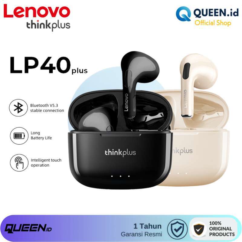 Promo Lenovo Thinkplus Lp40 Plus Tws True Wireless Bluetooth Earbuds Headset Diskon 2% Di Seller ...