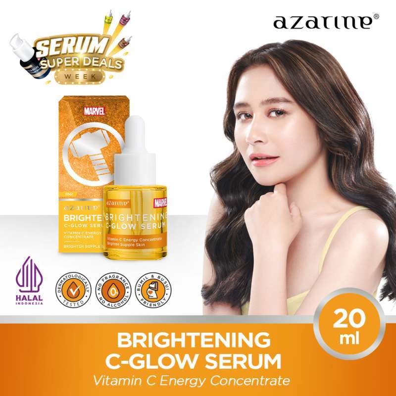 Jual Azarine X Marvel Brightening C - Glow Serum 20ml Di Seller ...