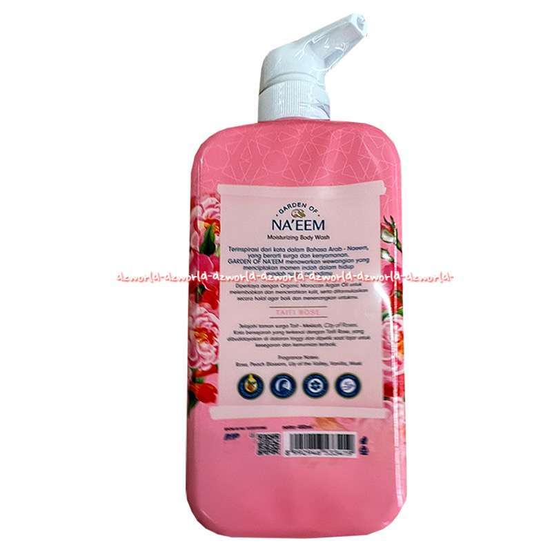 Jual Na'eem Gardern Of Taife Rose 480ml Sabun Mandi Sabun Cair Wangi ...