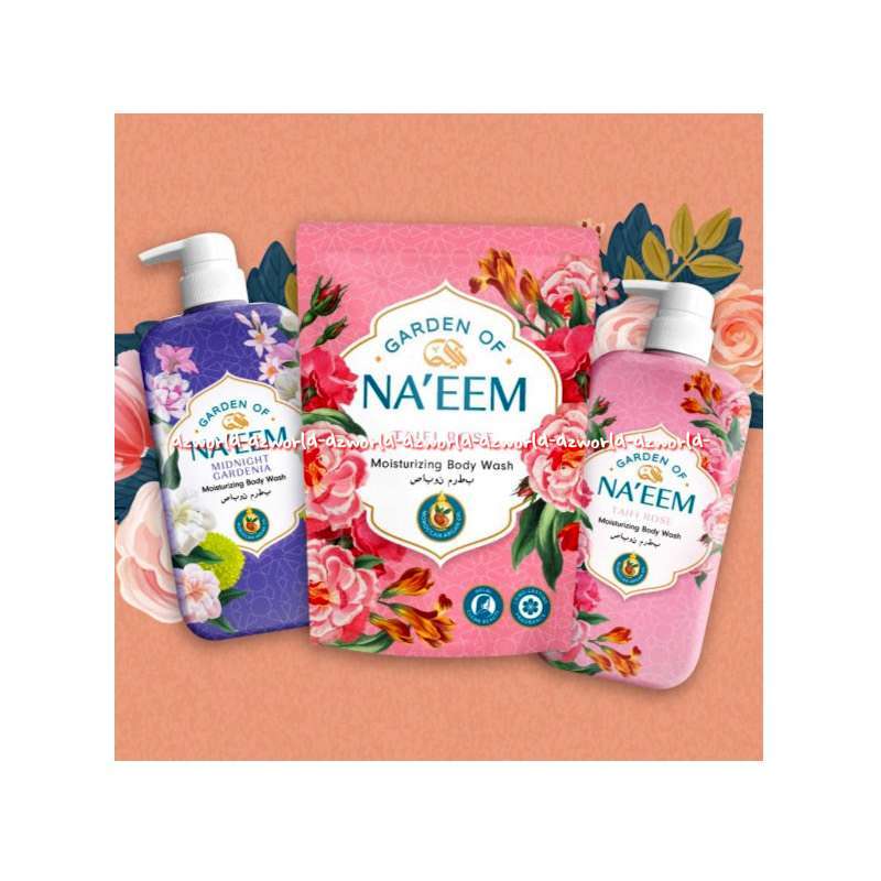 Jual Na'eem Gardern Of Taife Rose 480ml Sabun Mandi Sabun Cair Wangi ...