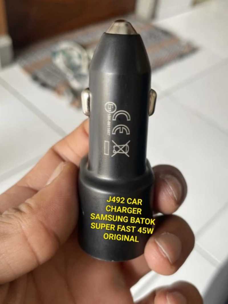 Jual J492 Ori Adaptor Samsung Batok Car Charger Mobil Super Fast ...