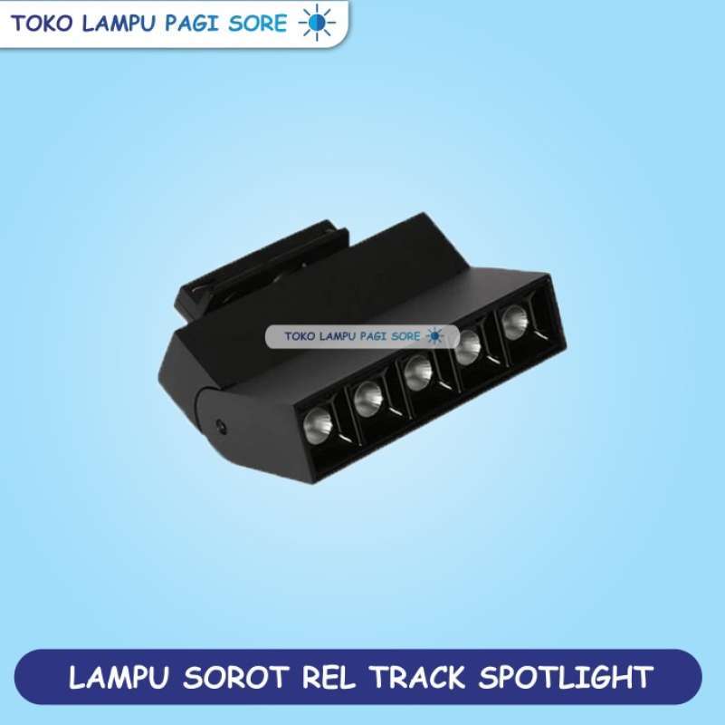 Promo Lampu Sorot Rell Track LED Rel 10 Watt 20 Watt Spotlight Spot 10W ...