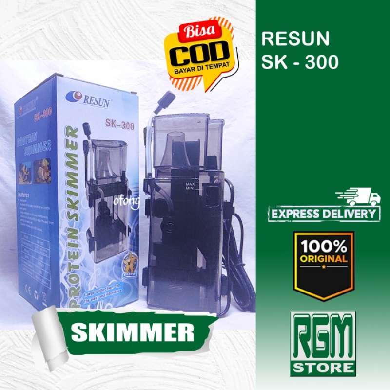 Promo Resun Skimmer Sk 300 Sk300 Protein Skimer Aquarium Aquascape ...
