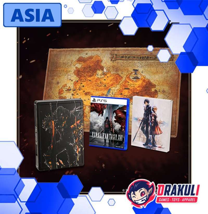 Jual PS5 Final Fantasy XVI / Final Fantasy 16 Deluxe Edition di Seller Drakuli Games Official ...