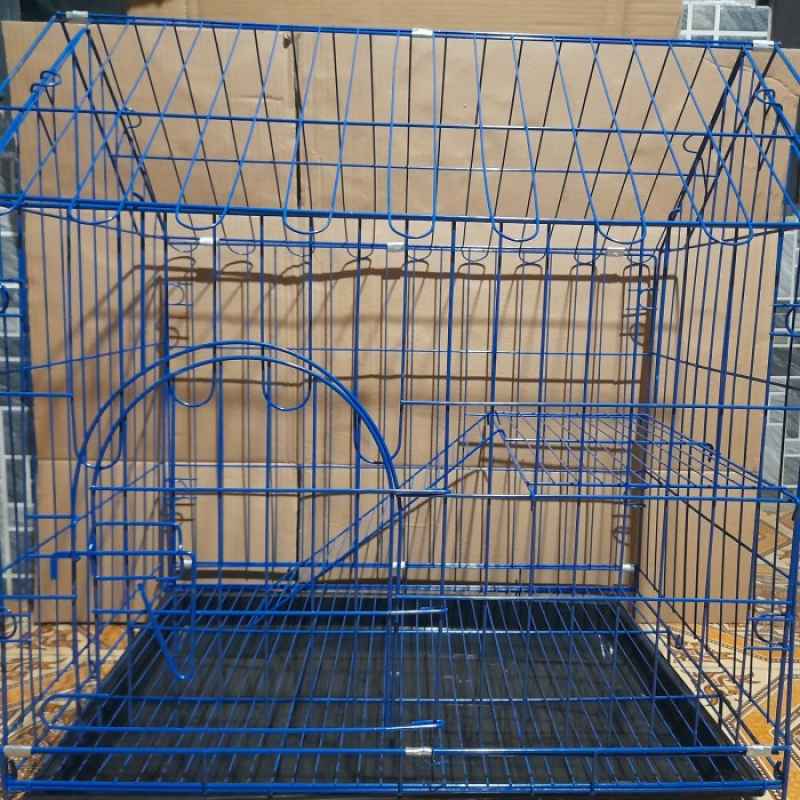 Promo kandang besi lipat warna biru besi tebal model rumah ukuran ...