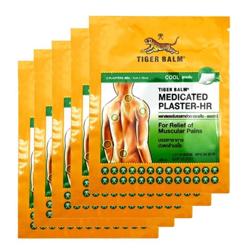 Promo Import 10 Patches Tiger Balm Patch Plaster Cool Cold Medicated ...